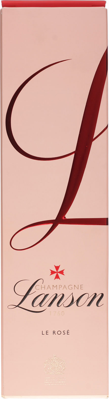 Lanson Champagner Rose Label Brut Rosé 0,75 Liter im Sh