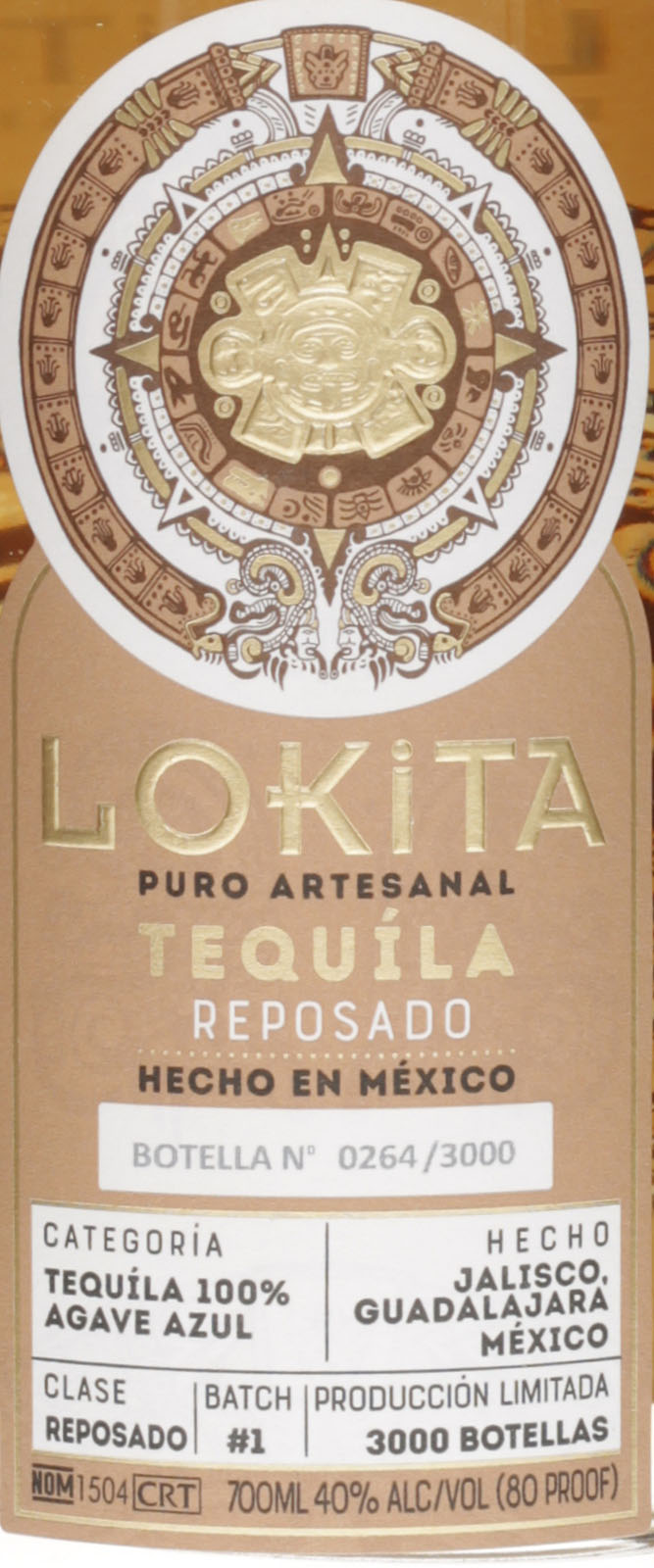 Lokita Tequila Reposado 0,7 Liter 40 % Vol. im Shop kau