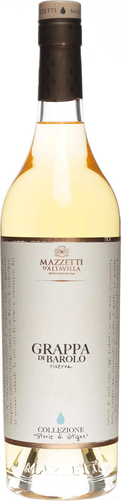 Mazzetti d'Altavilla Grappa di Barolo Invecchiata bei u