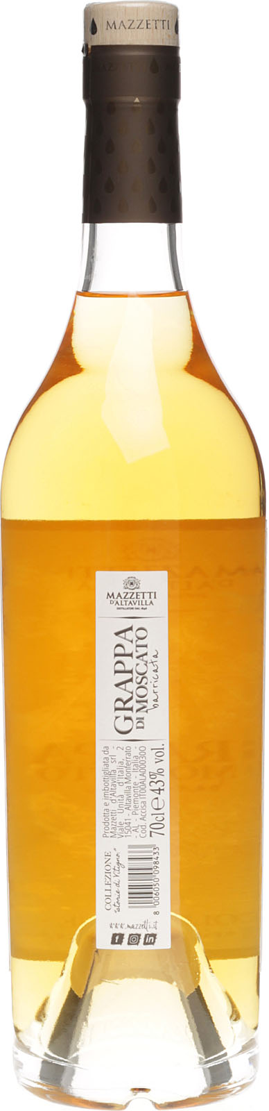 Mazzetti d'Altavilla Grappa di Moscato Invecchiata im Shop kaufen.