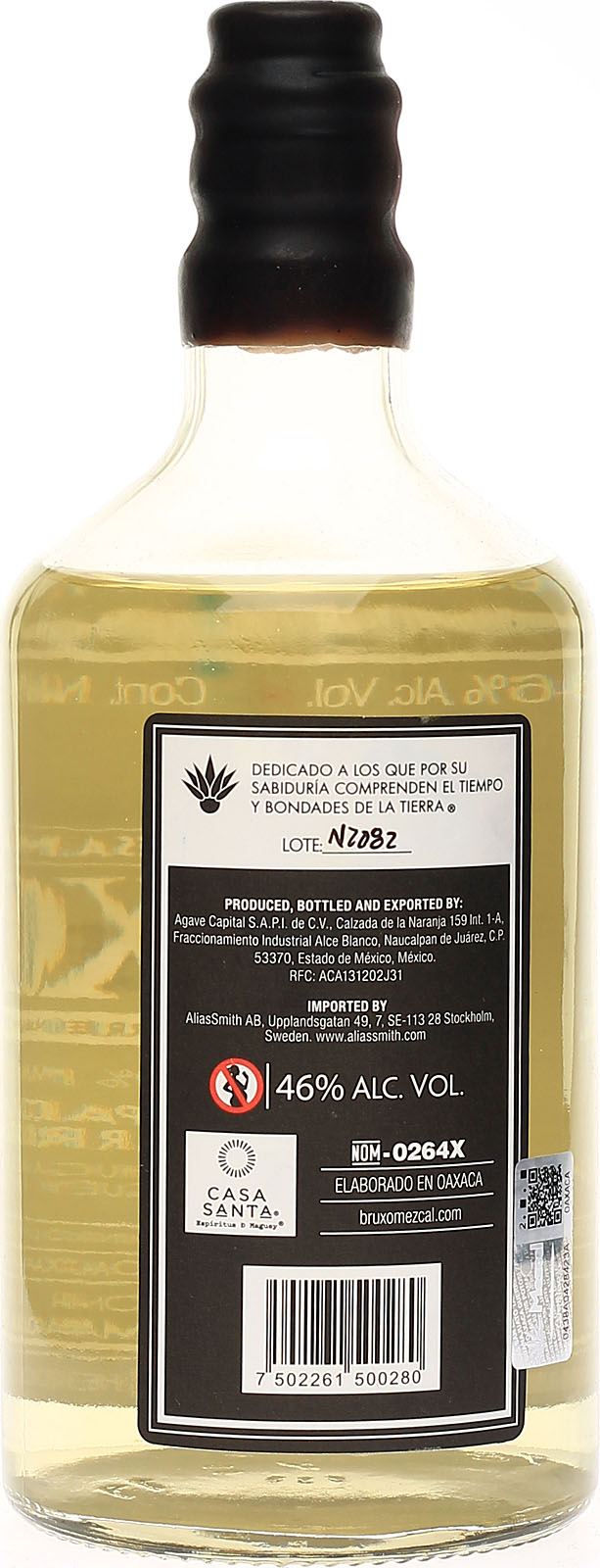 Mezcal BruXo No 2, hochwertiger Agavenschnaps