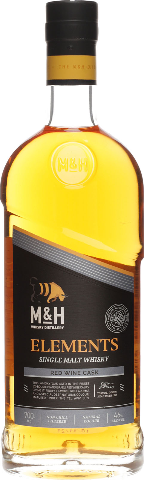 Milk & Honey Single Malt Whisky Elements Israeli Red Wi