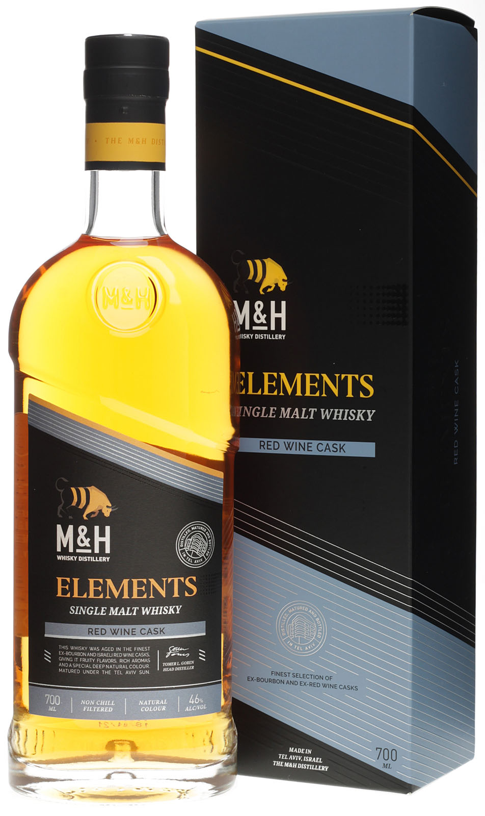 Milk & Honey Single Malt Whisky Elements Israeli Red Wi