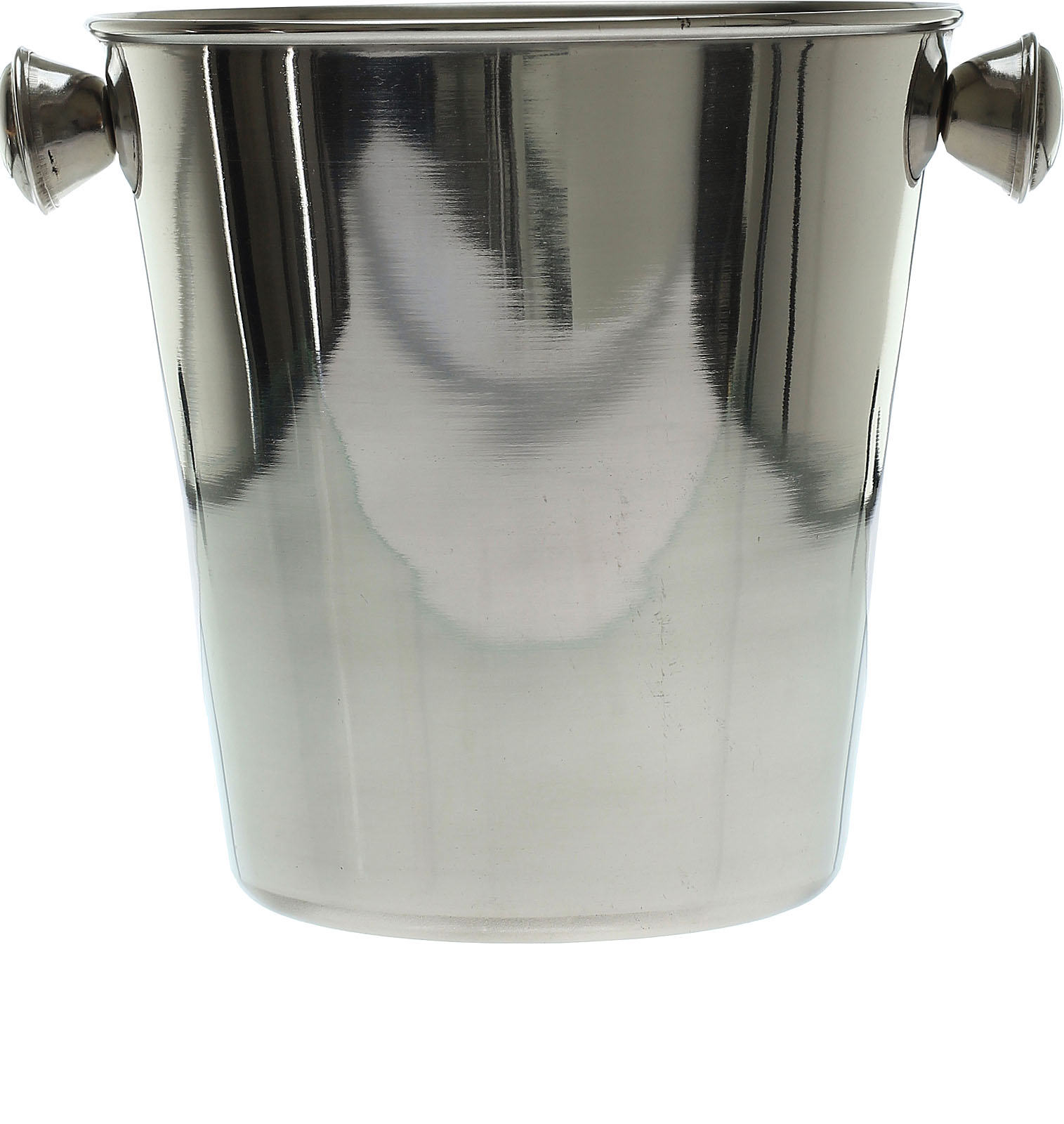 Mini Ice-Bucket mit Griffen Edelstahl, Ø14,5 x H14,5 cm
