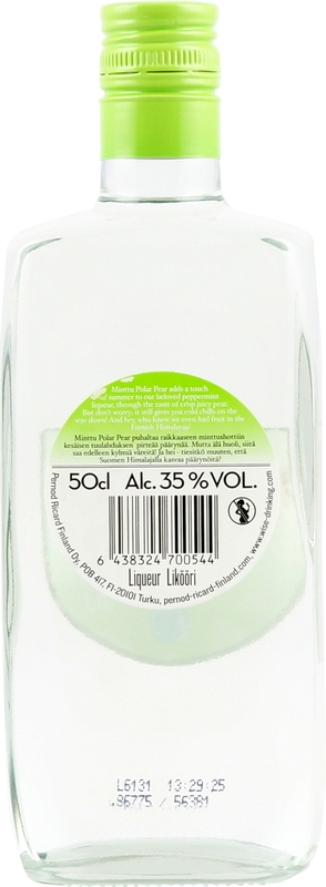 Minttu Polar Pear Likör mit 35 % Vol. und 0,5 L im Cock