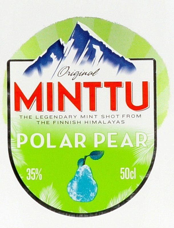 Minttu Polar Pear Likör mit 35 % Vol. und 0,5 L im Cock