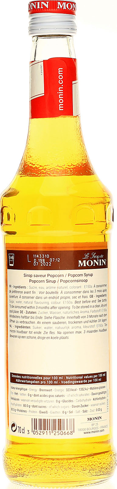 Monin Popcorn Sirup, neu im Shop