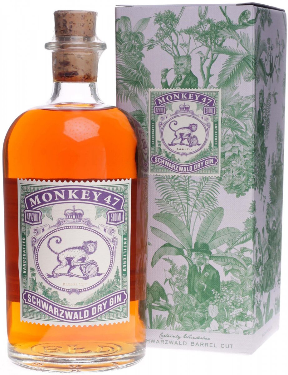 Monkey 47 Barrel Cut 0,5l - Feinster Schwarzwald Gin