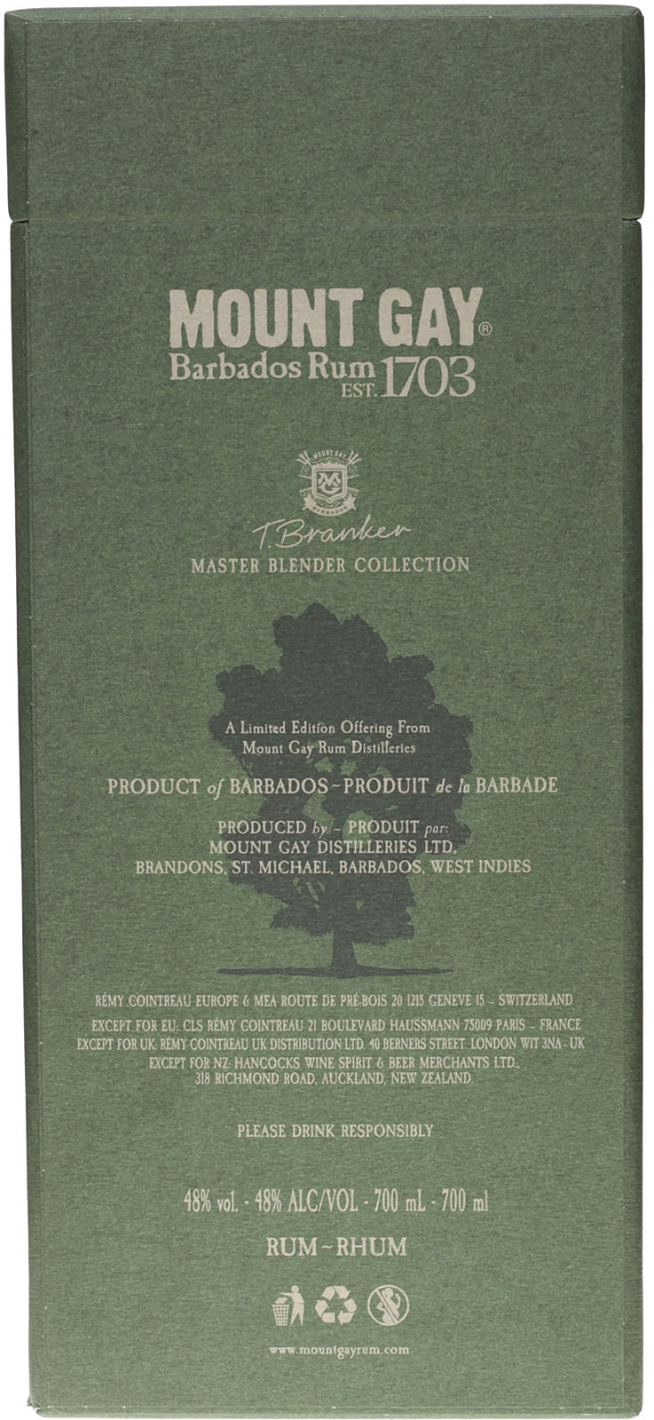 Mount Gay Andean Oak Cask im Shop kaufen.