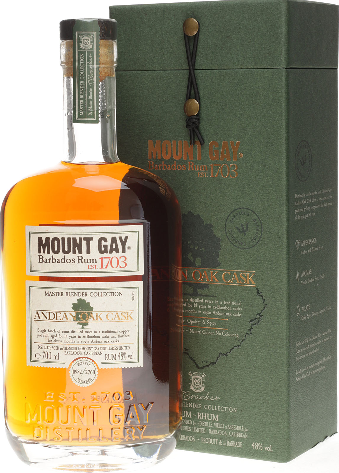 Mount Gay Andean Oak Cask im Shop kaufen.