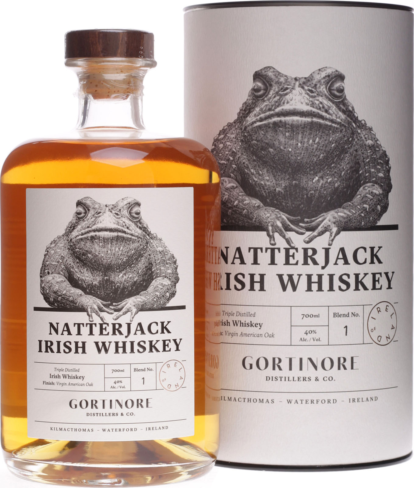 Natterjack Irish Whiskey 0,7 Liter 40 % Vol.