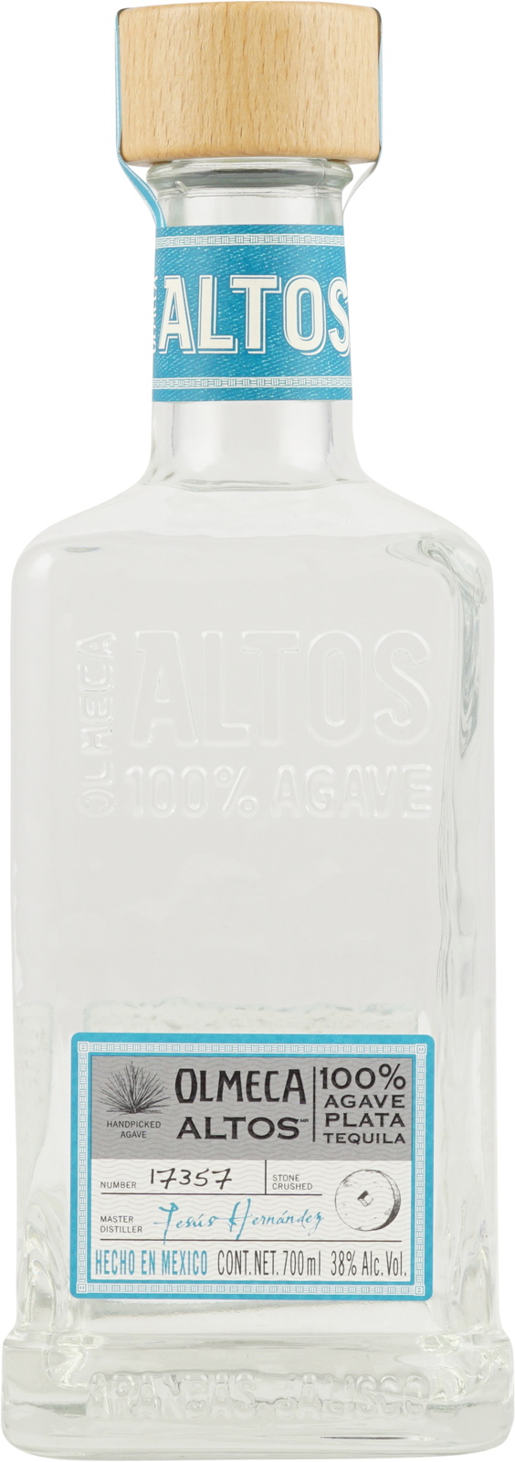Olmeca Altos Plata Tequila 0,7 Liter 38% Vol.