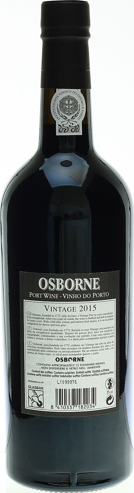Osborne Vintage Port 0,75 Liter 20 % Vol. im Shop kaufe