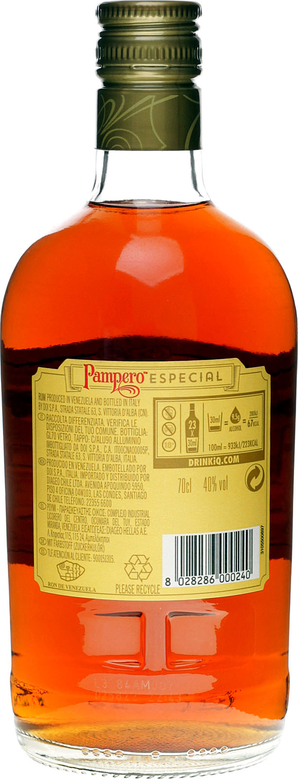 Pampero Especial Rum 0,7L - 40% Vol.