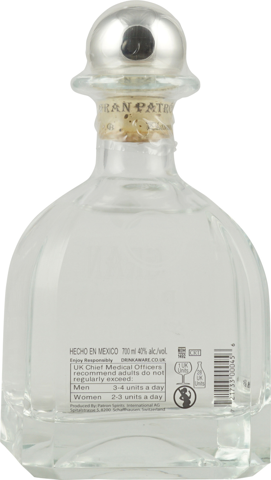 Patron Gran Patron Platinum Tequila 0,7 Liter 40% Vol.