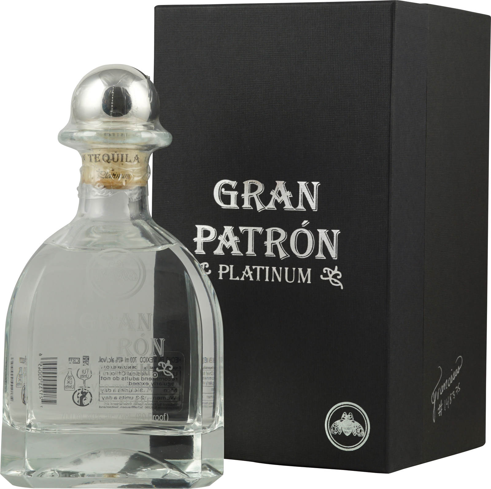 Patron Gran Patron Platinum Tequila 0,7 Liter 40% Vol.