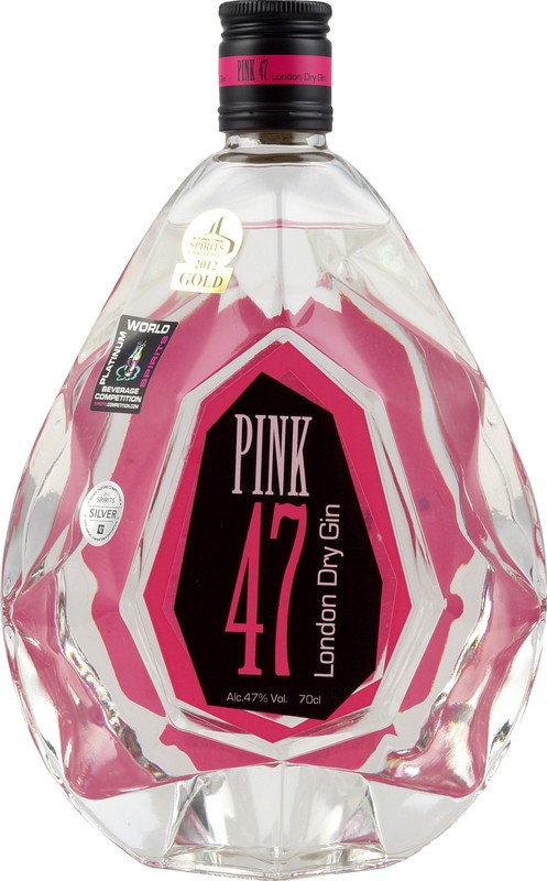 Pink 47 London Dry Gin 0,7 Liter 47% Vol.