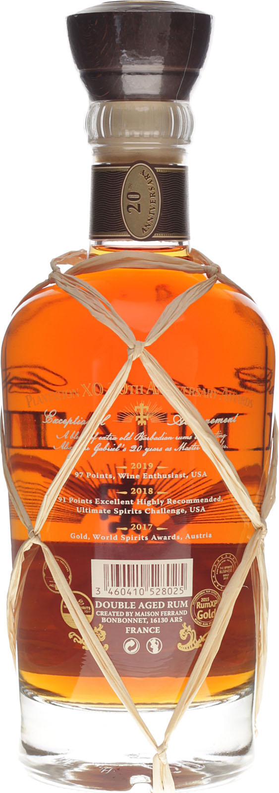Plantation Barbados Extra Old 20th Anniversary Rum (12