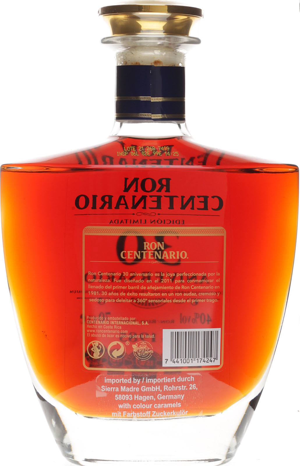 Ron Centenario 30 Años (Sistema Solera) bei uns kaufen.