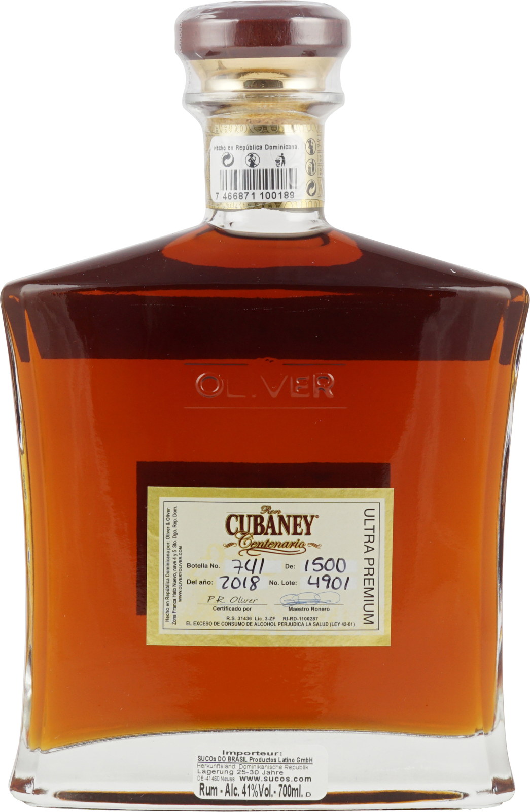 Ron Cubaney Centenario (25-30 Jahre) bei uns kaufen.