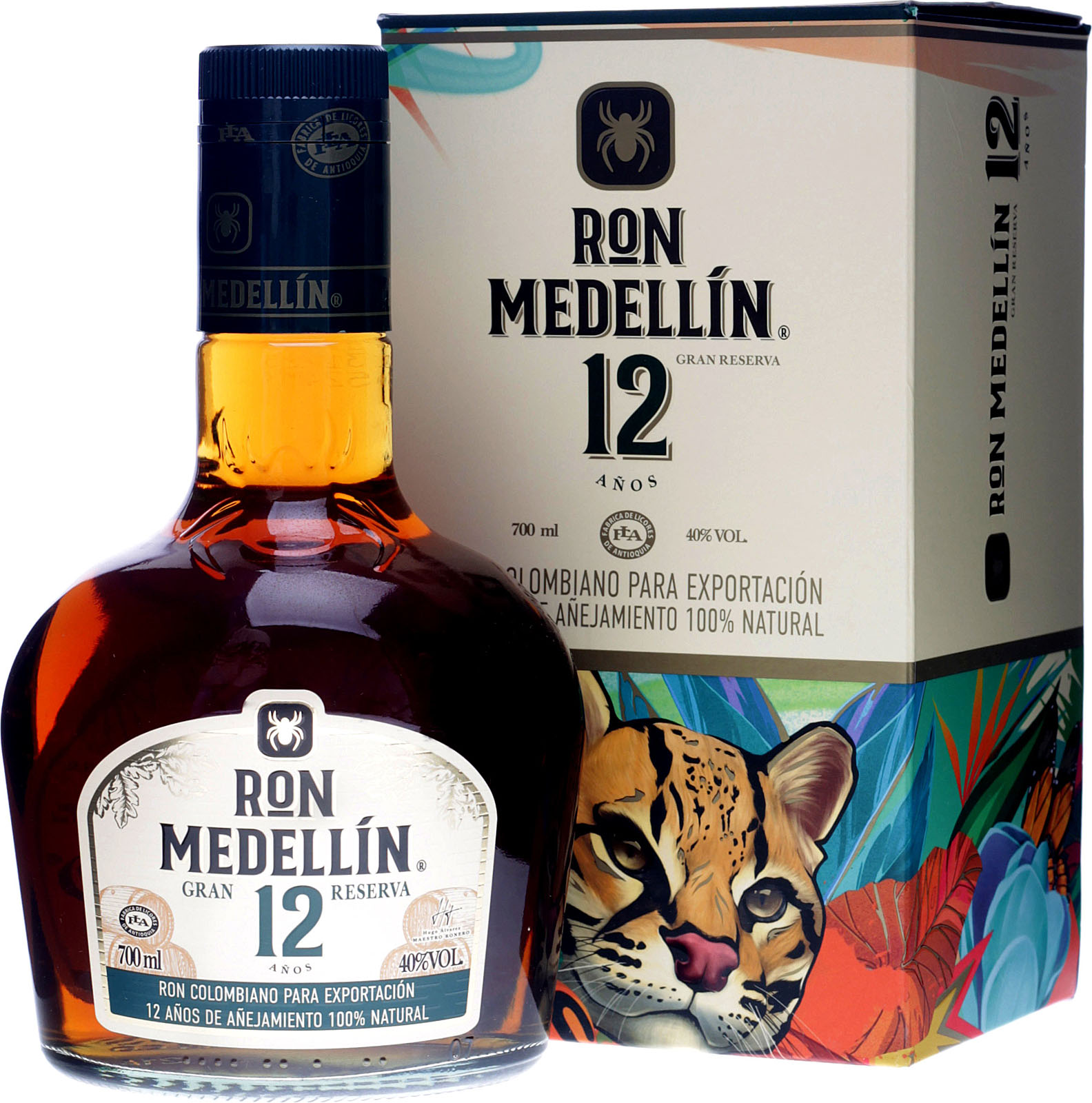 Ron Medellin Gran Reserva 12 Jahre 0,7 Liter 40% Vol.#