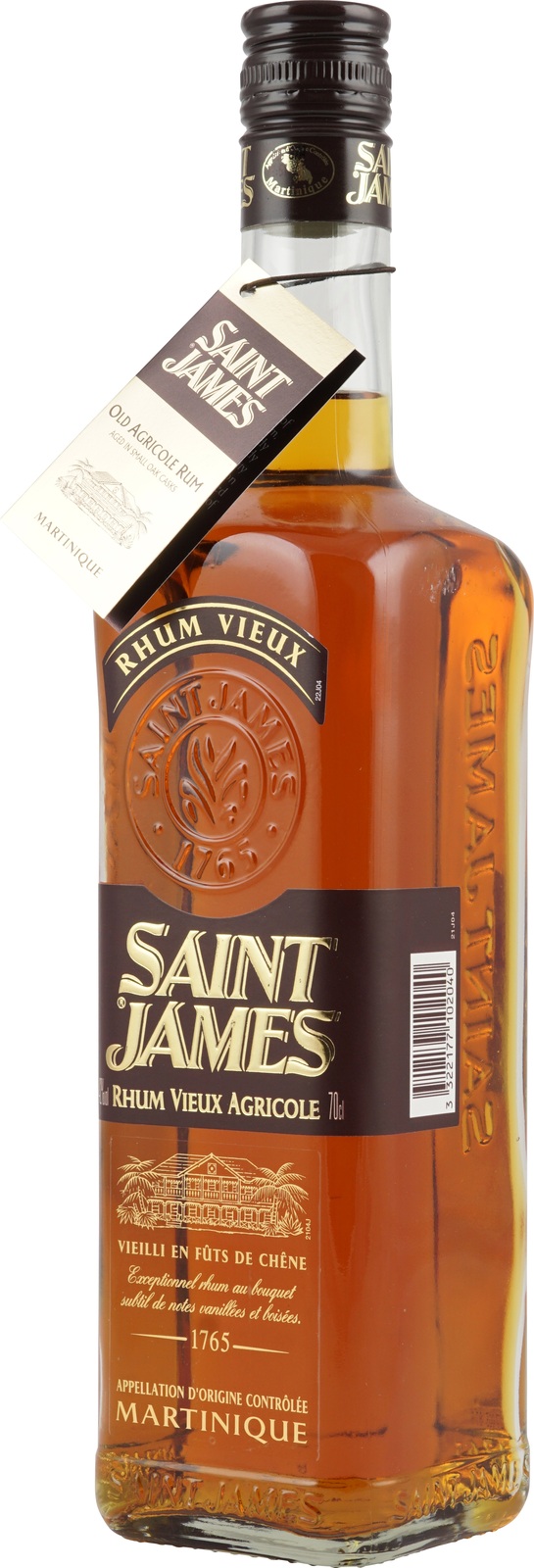 Saint James Rhum Vieux Agricole (4 Jahre) 0,7 Liter 42%