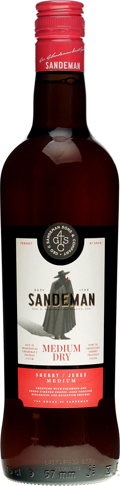 Sandeman Sherry Medium Dry bei uns im Shop kaufen.