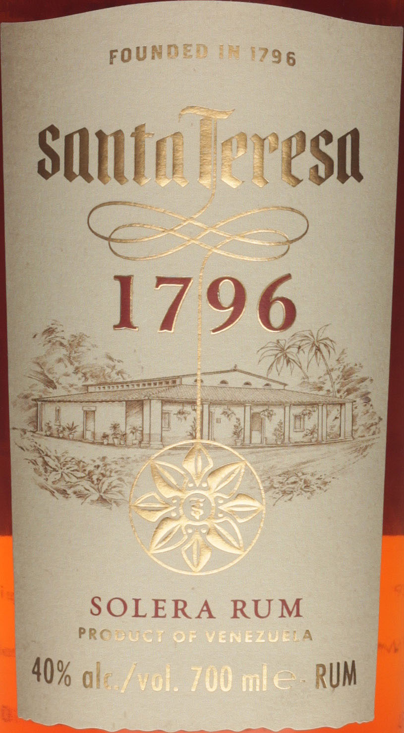 Santa Teresa 1796 Ron Antiguo de Solera aus Venezuela k