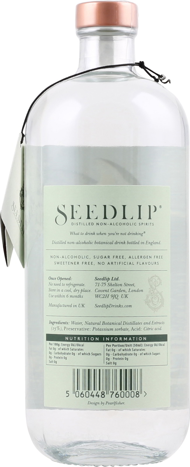 Seedlip Spice 94 Alkoholfreies Destillat 0,7 Liter, onl