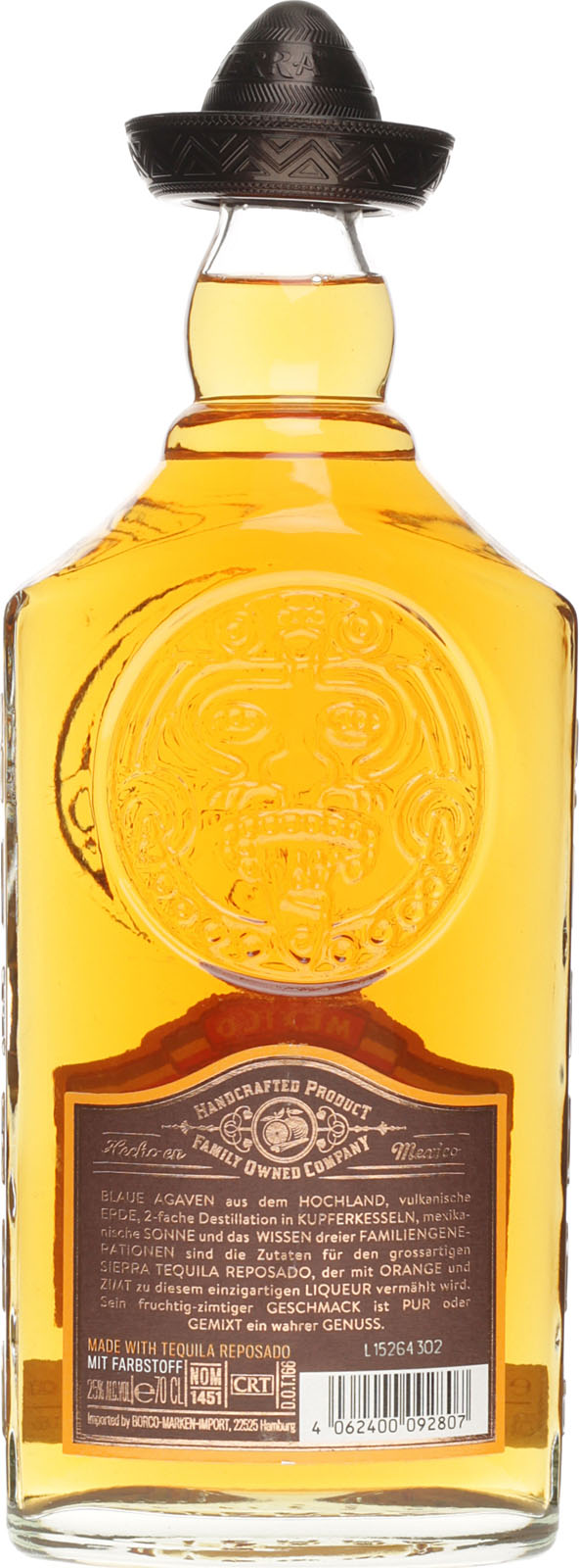 Sierra Spiced Likör mit 25 % Vol. und 0,7 Liter