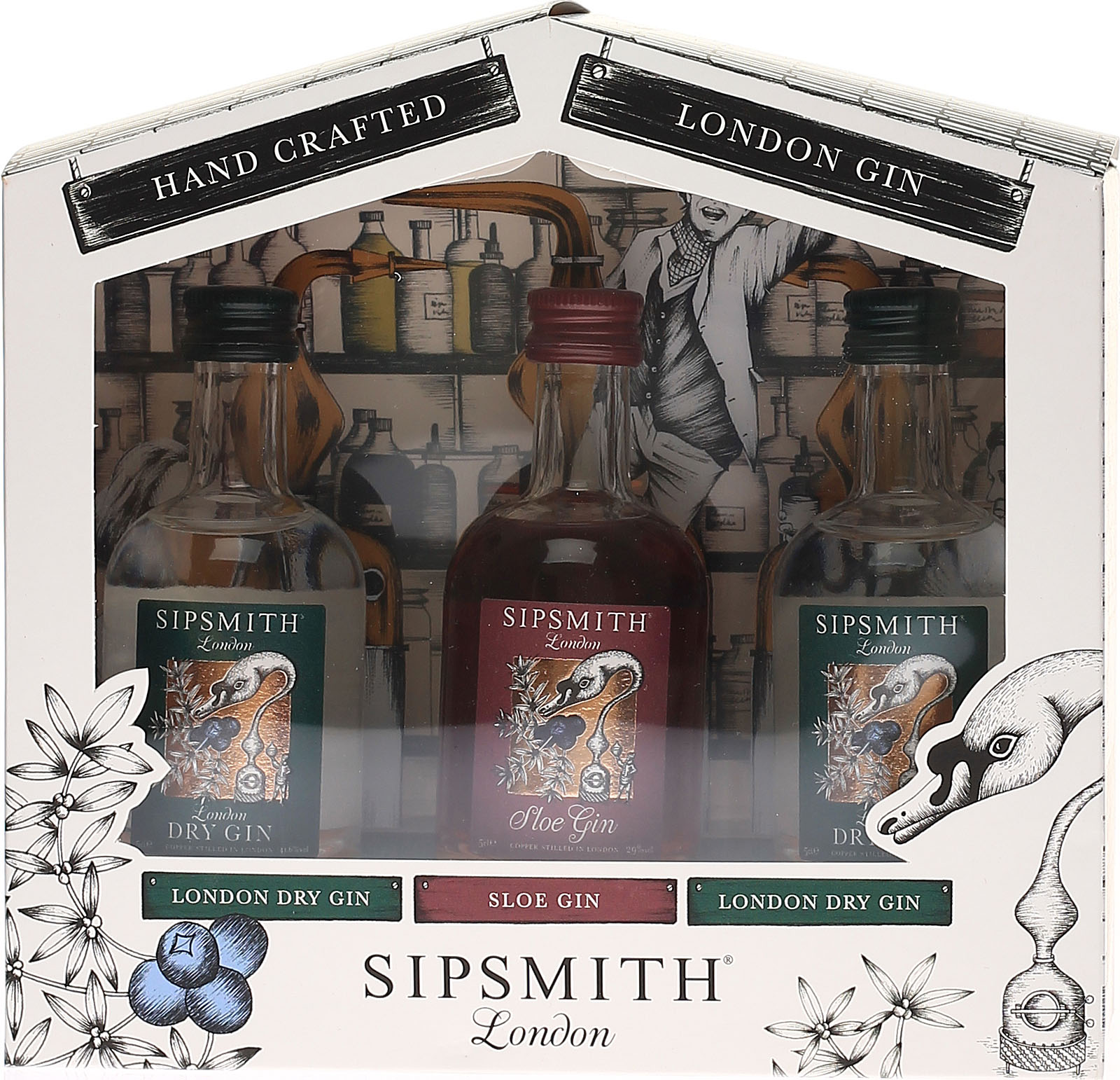 Sipsmith Trial Pack 3 x 0,05 Liter, neu im Shop