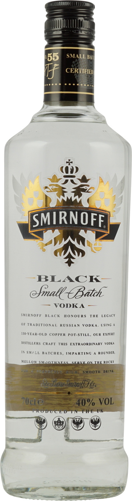Smirnoff Vodka Black Label 0,7l 40%