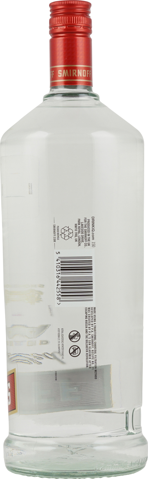 Smirnoff Vodka Red Label 1,5l - Milde Qualität