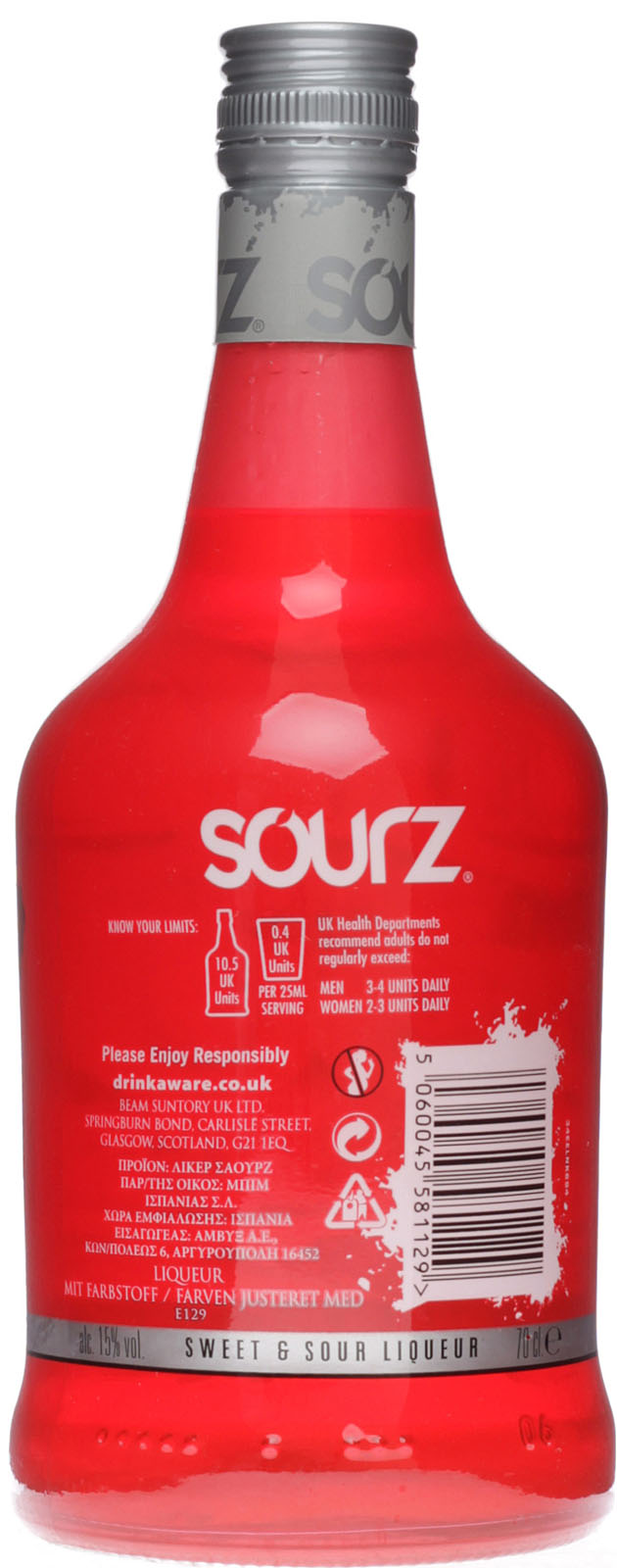 Sourz Red Berry Rote Beerenlikör bei uns im Shop kaufen