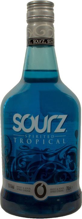 Sourz Tropical Likör 0,7 Liter - rießige Sourz Likör Au