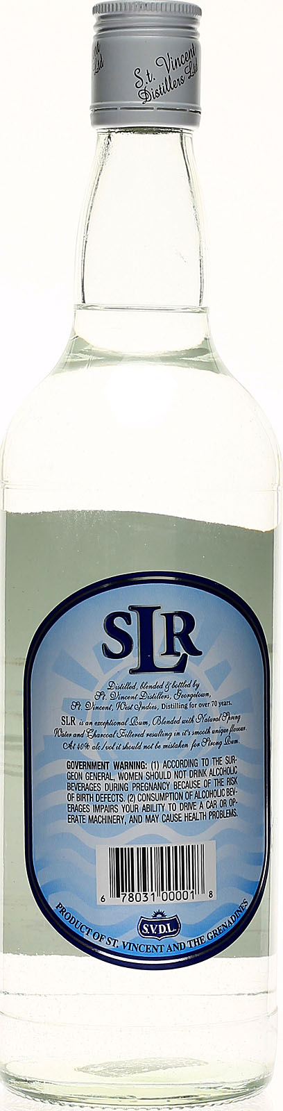 St. Vincent Distillers SLR Rum 40% Vol. aus St. Vincent
