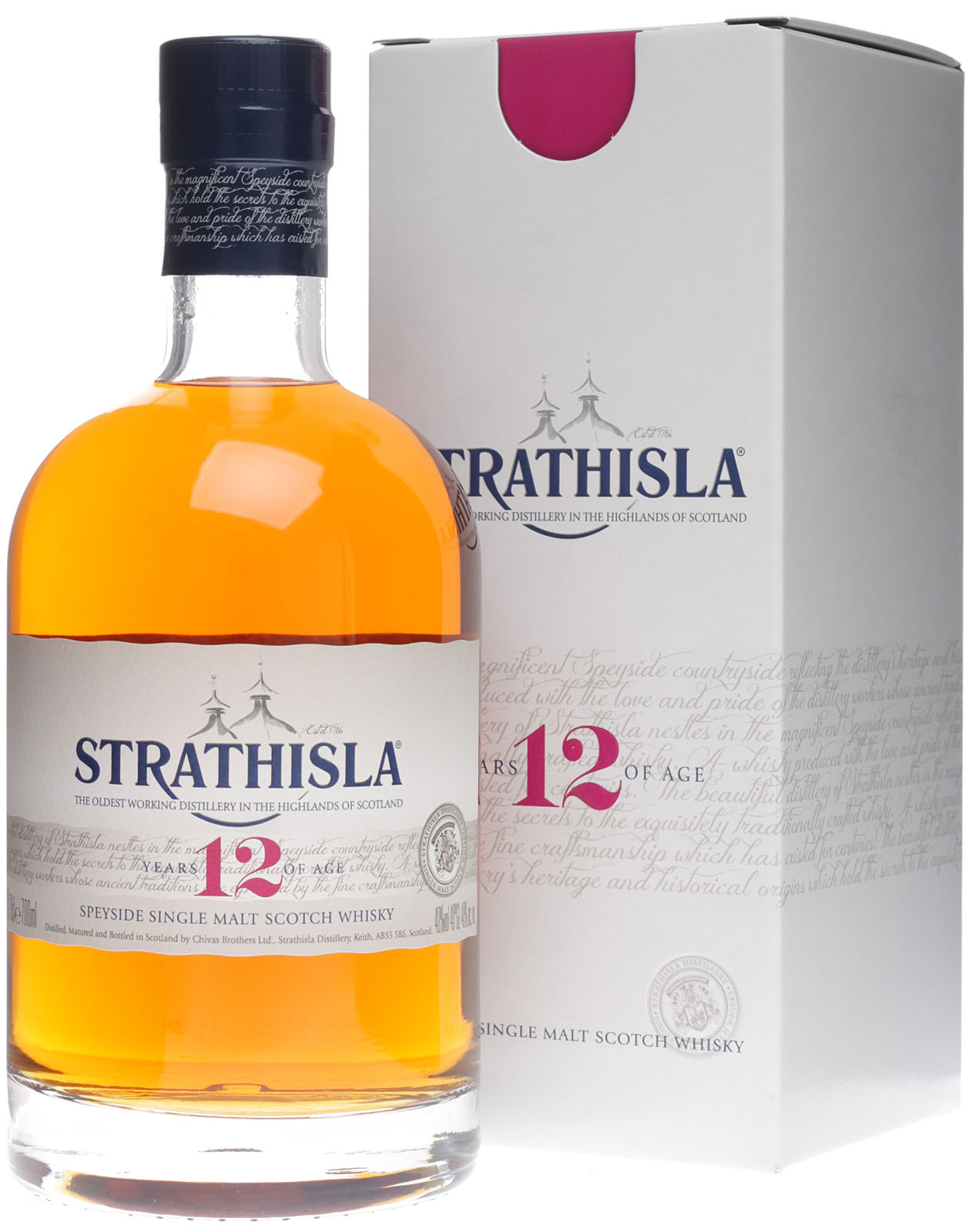 Strathisla Speyside Single Malt Scotch Whisky 12YO 0,7