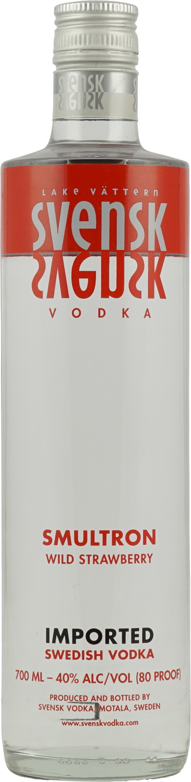 Svensk Wild Strawberry Vodka 0,7 Liter 40% Vol.