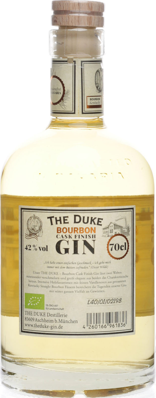 The Duke Bourbon Cask Finish Gin im shop kaufen.