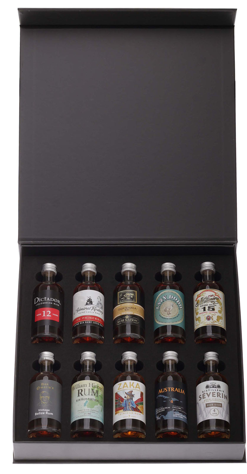 The Rum Box World Class Tasting Set 1 10x 0,05 Liter ka
