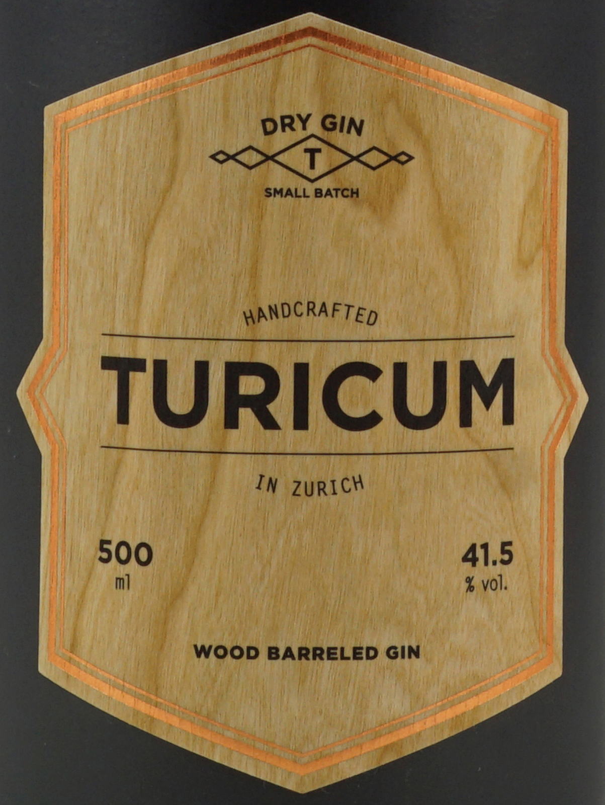 Turicum Wood Barreled Gin, hochwertiger Gin aus der Sch