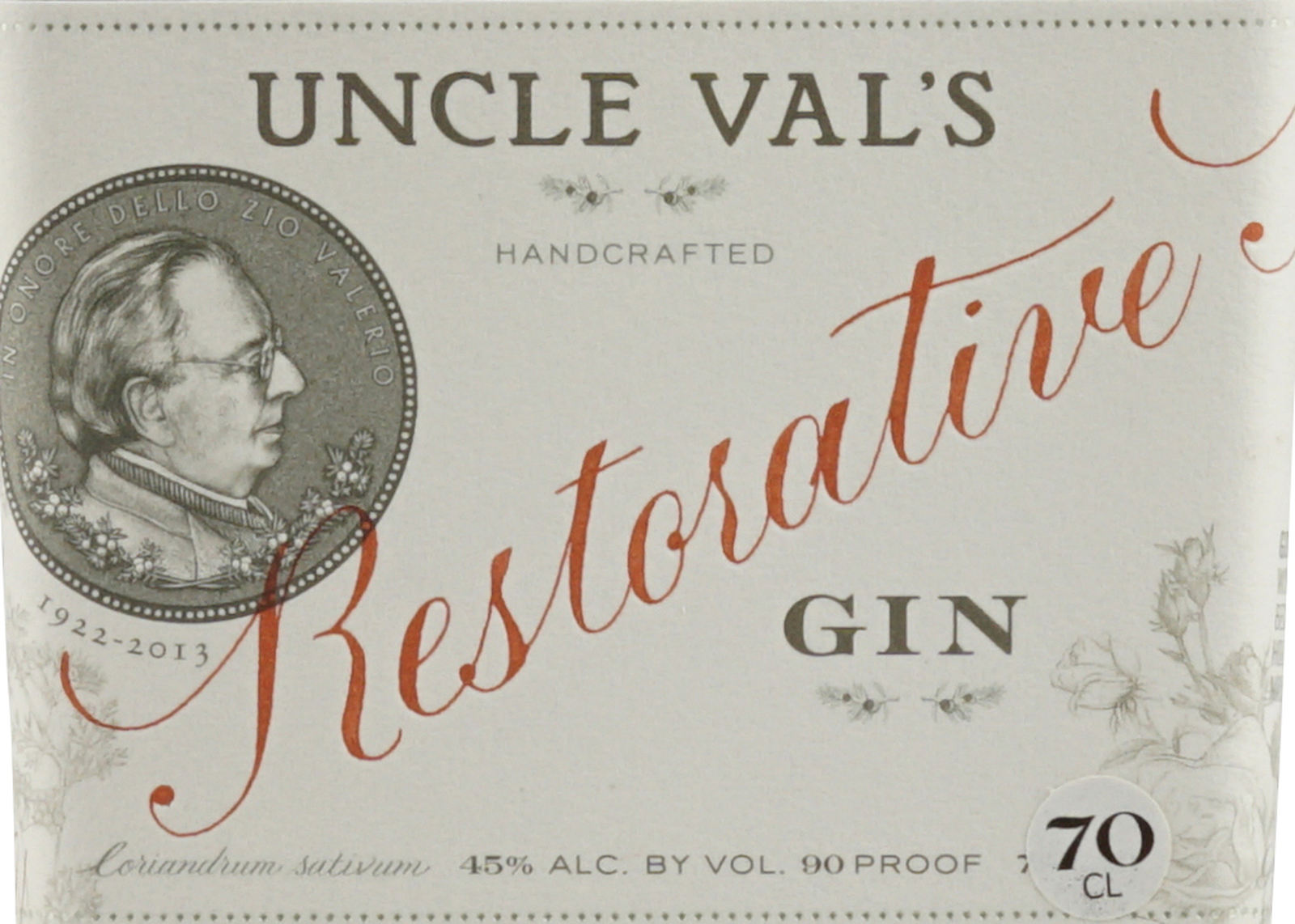 Uncle Val‘s Restorative Gin 0,7 Liter 45% Vol. aus den
