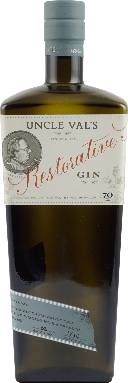Uncle Val‘s Restorative Gin 0,7 Liter 45% Vol. aus den