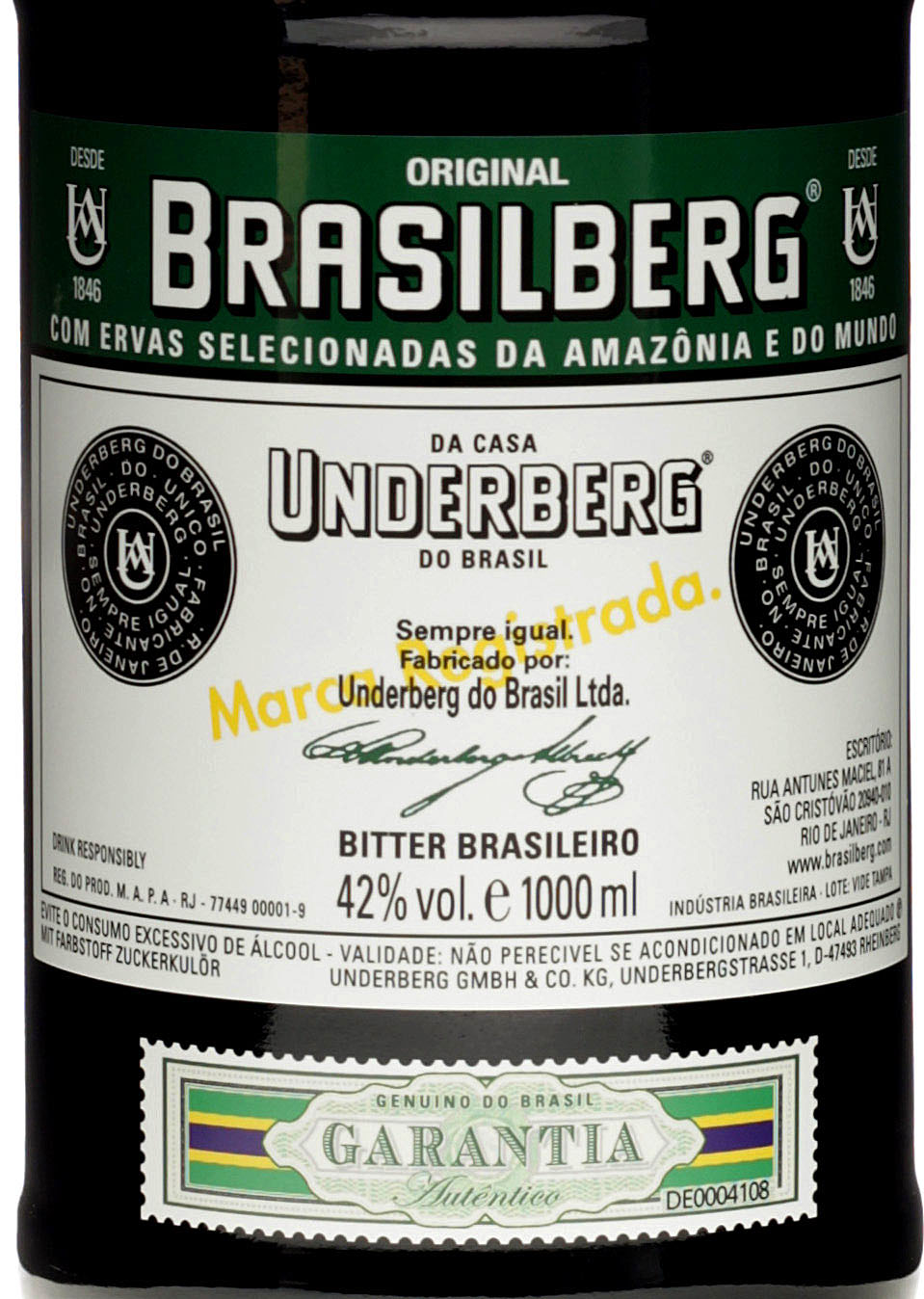 Underberg Brasilberg Brasileiro Bitter bei barfish.de