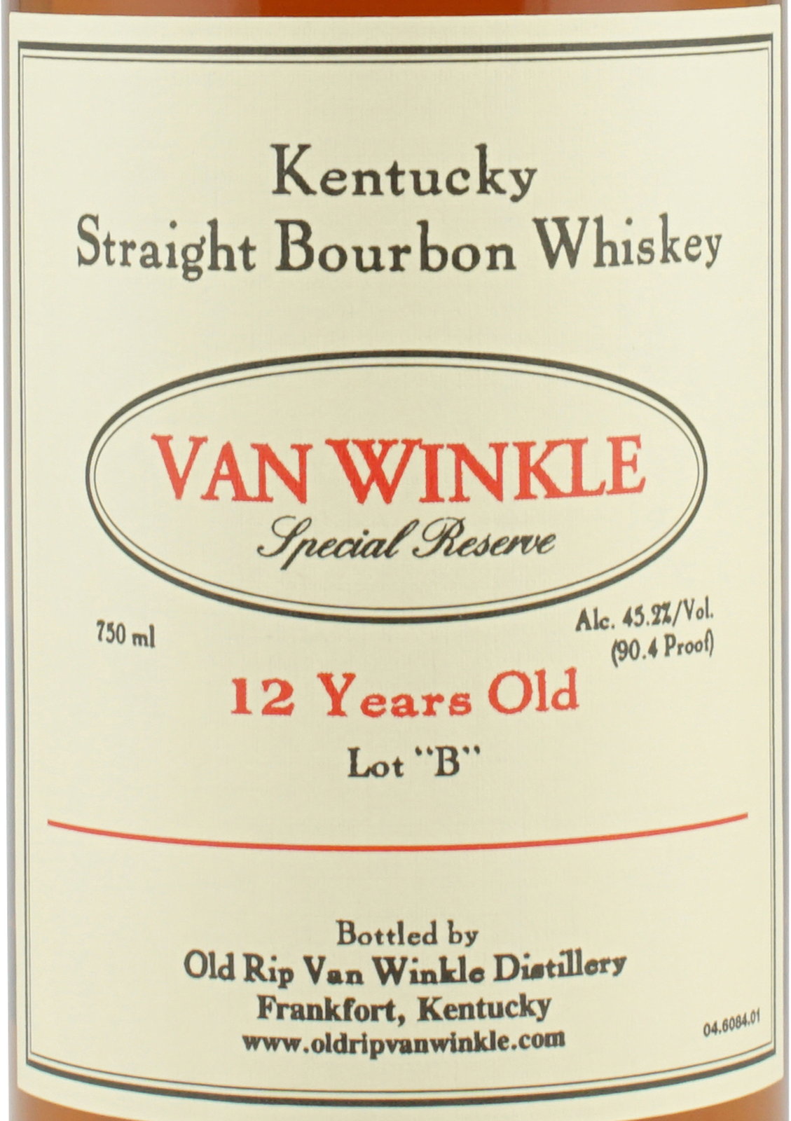Van Winkle Straight Kentucky Bourbon Whiskey (12 Jahre)