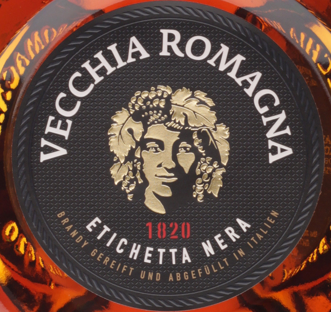 Vecchia Romagna Brandy Etichetta Nera - 0,7 Liter, 38%