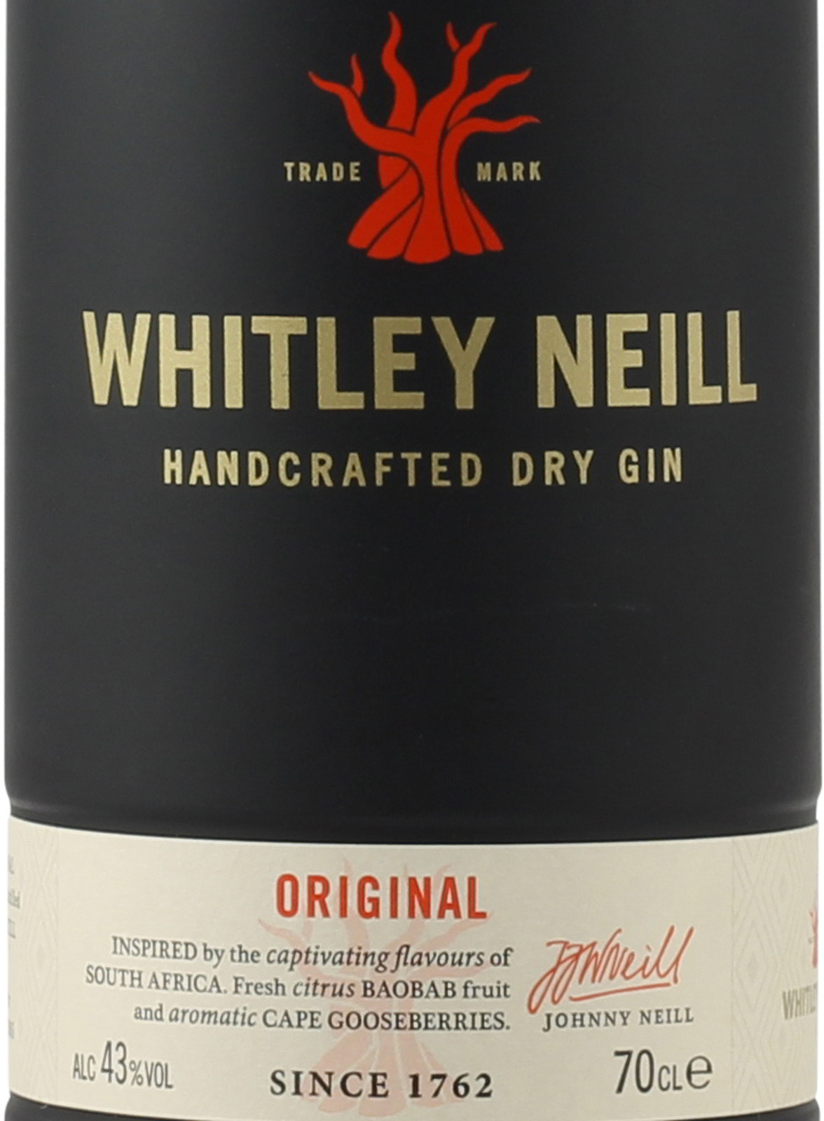Whitley Neill Handcrafted Dry Gin 0,7 Liter 43 % Vol.