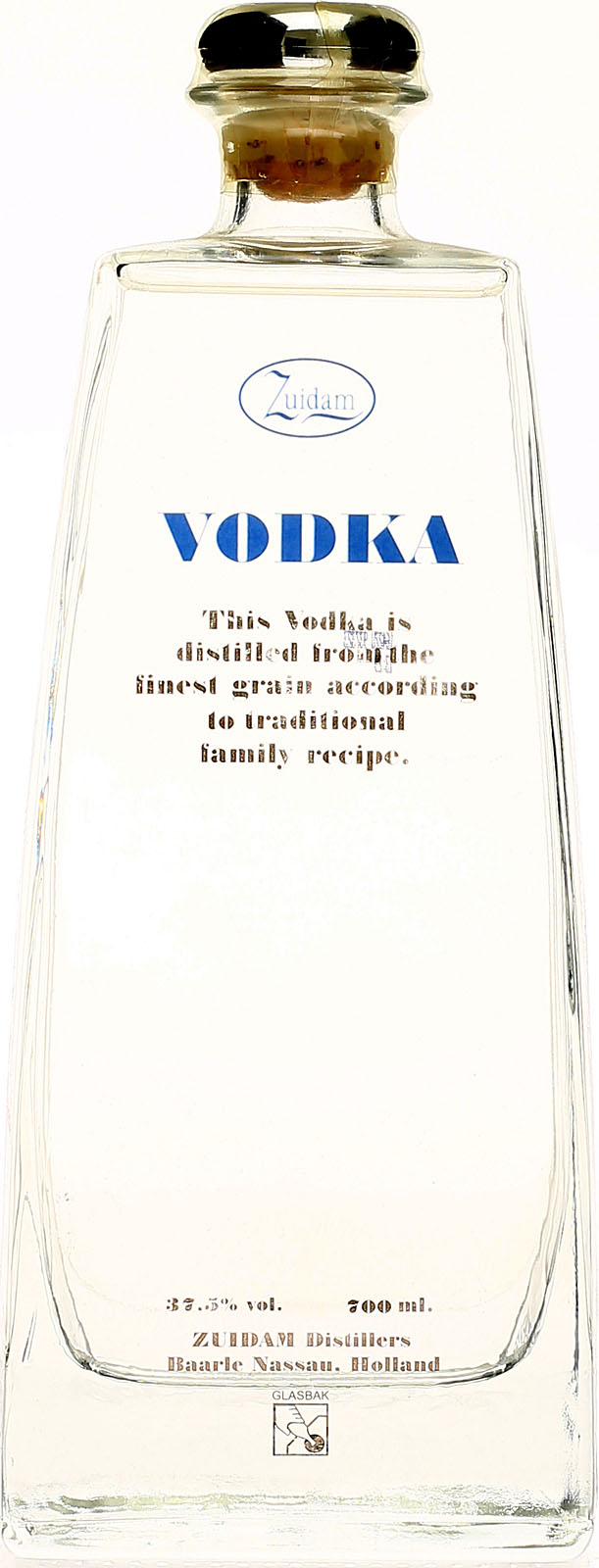 Zuidam Wodka 0,7 Liter 37,5 % Vol. aus den Niederlanden